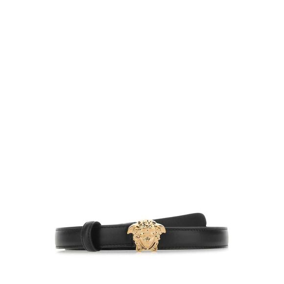 Versace | Accessories | Versace Women Black Leather Belt | Poshmark